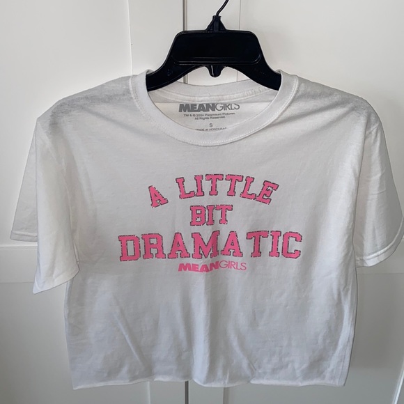 Mean Girls | Tops | Mean Girls Cropped T Shirt A Little Bit Dramatic | Poshmark
